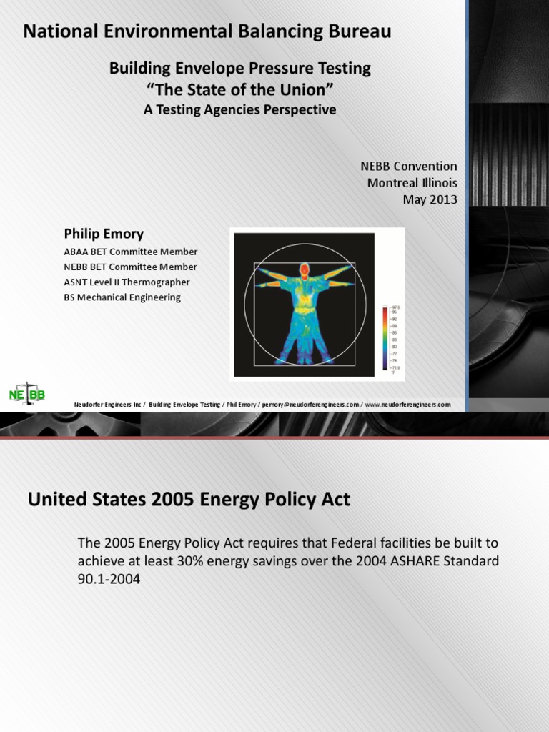 Building Envelope Testing | PDF | United States Army Corps Of Engineers ...