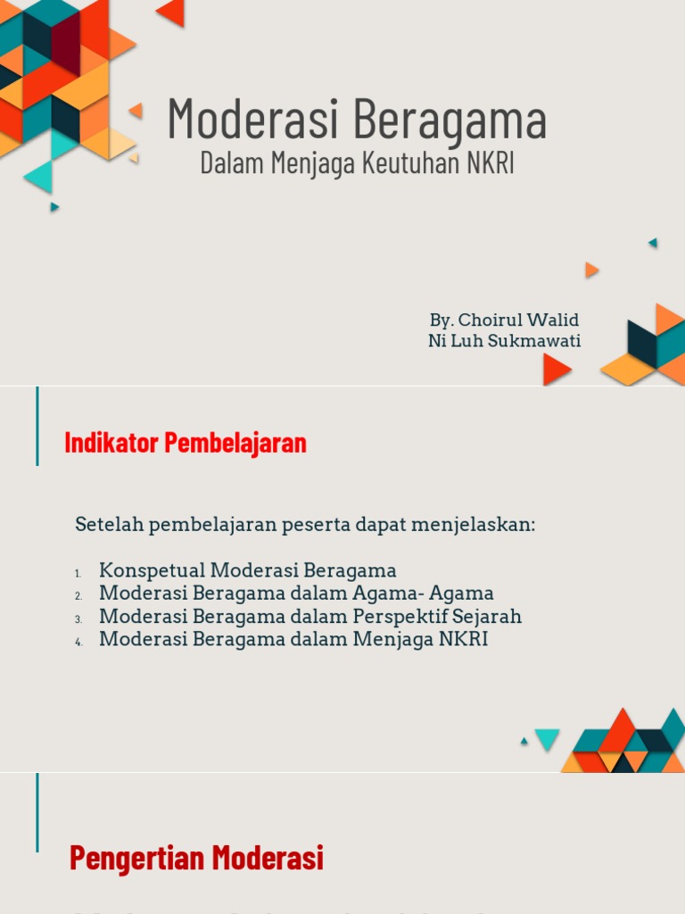 Moderasi Beragama untuk NKRI | PDF | Agama & Spiritualitas