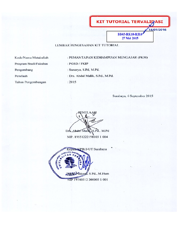 Rancangan Aktivitas Tutorial PKn SD | PDF | Karier & Perkembangan | Seni