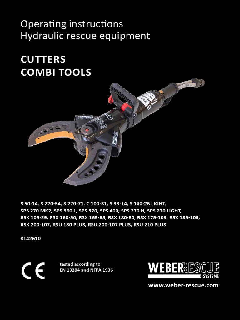 Corta Pedal Weber Rescue Cutter S50 | PDF | Personal Protective ...