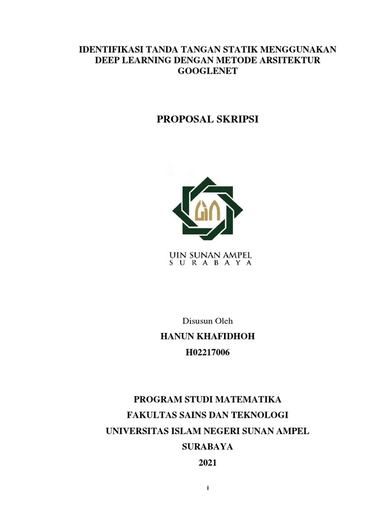 Identifikasi Tanda Tangan Statik Menggunakan Deep Learning Dengan ...