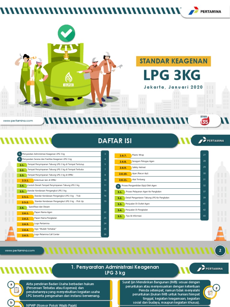 Standar Keagenan LPG 3 Kg | PDF | Teknologi & Rekayasa