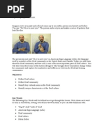 Basic British Sign Language Signs | PDF | Hand | Sign Language