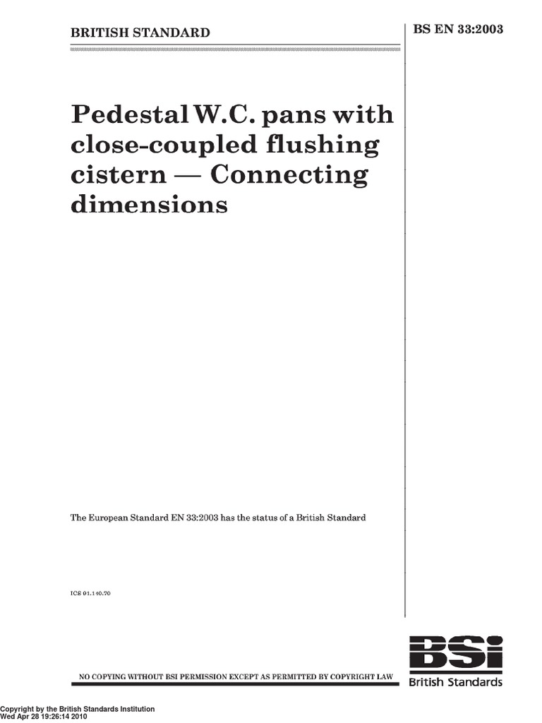 BS en 33-2003 | PDF