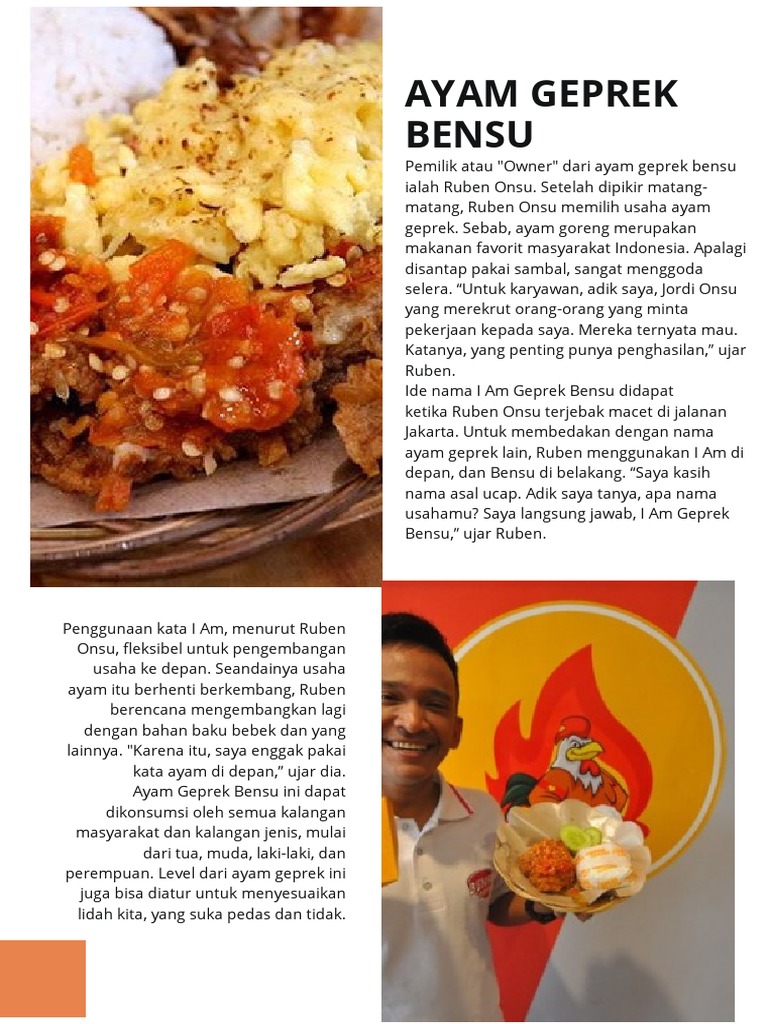Geprek Bensu | PDF
