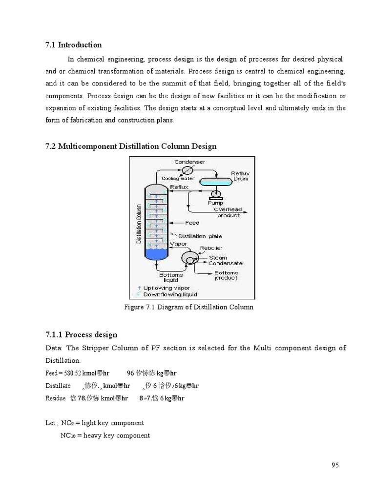 Stripper Column Design | PDF | Distillation | Mechanical Engineering