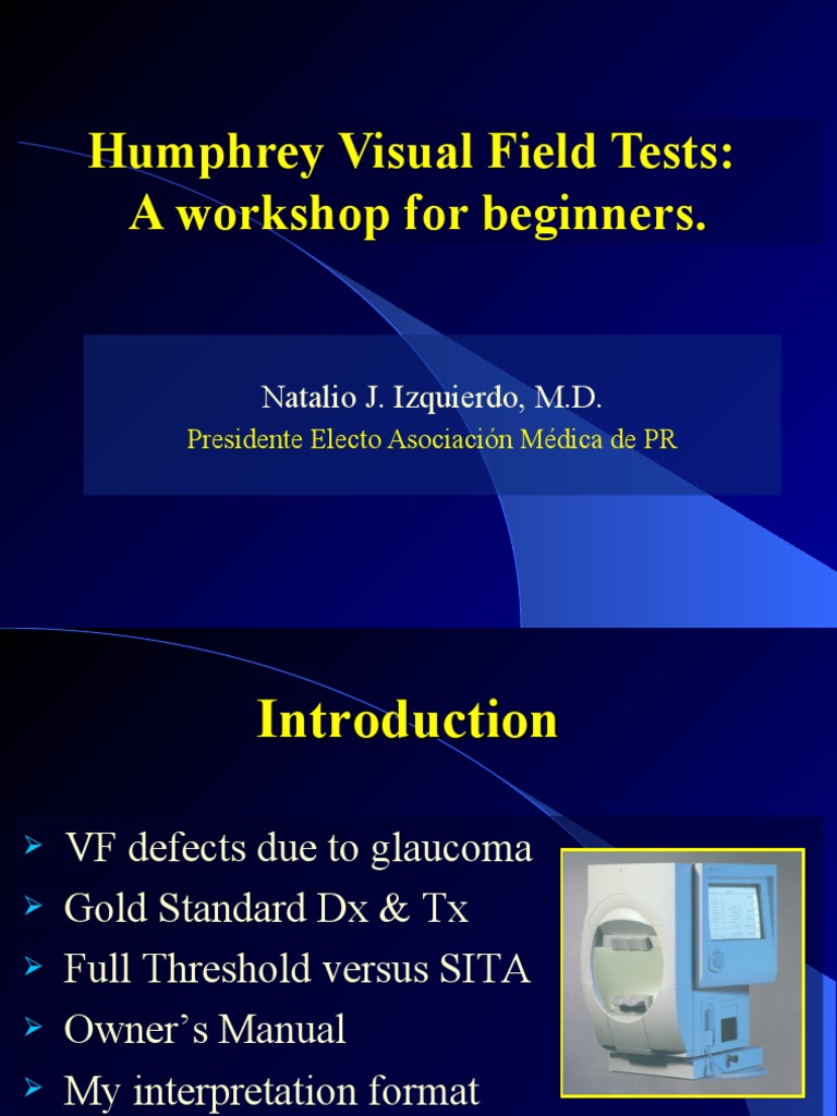 Interpreting Humphrey Visual Field Tests: A Guide for Beginners | PDF ...