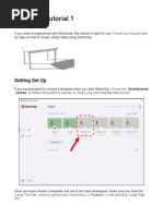 A Beginner's Guide To Sketchup Simple Designs and Detailed Tutorials | PDF