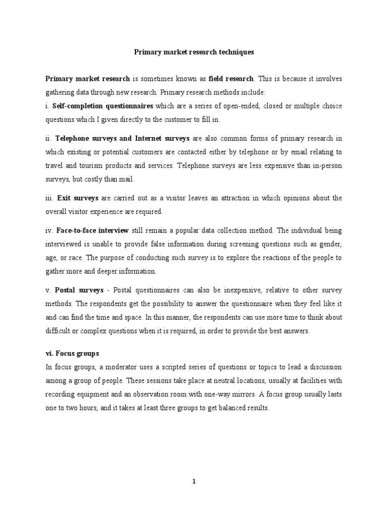 Travel and Toursim Paper 2 | PDF | Survey Methodology | Focus Group