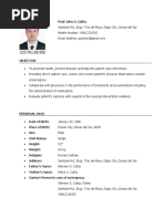 IIM A Resume Format For Freshers | PDF | Mechanical Engineering | Schools