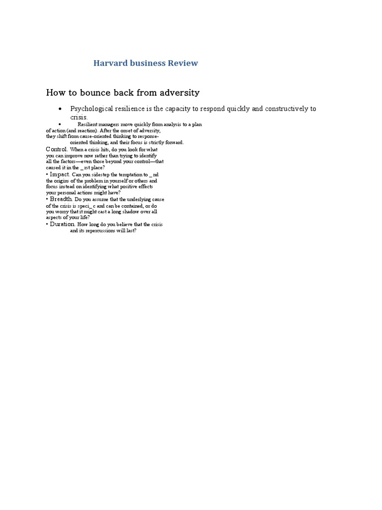 Harvard Business Review | PDF
