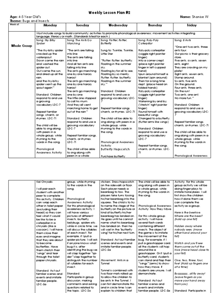 Student Teaching Lesson Plan | PDF