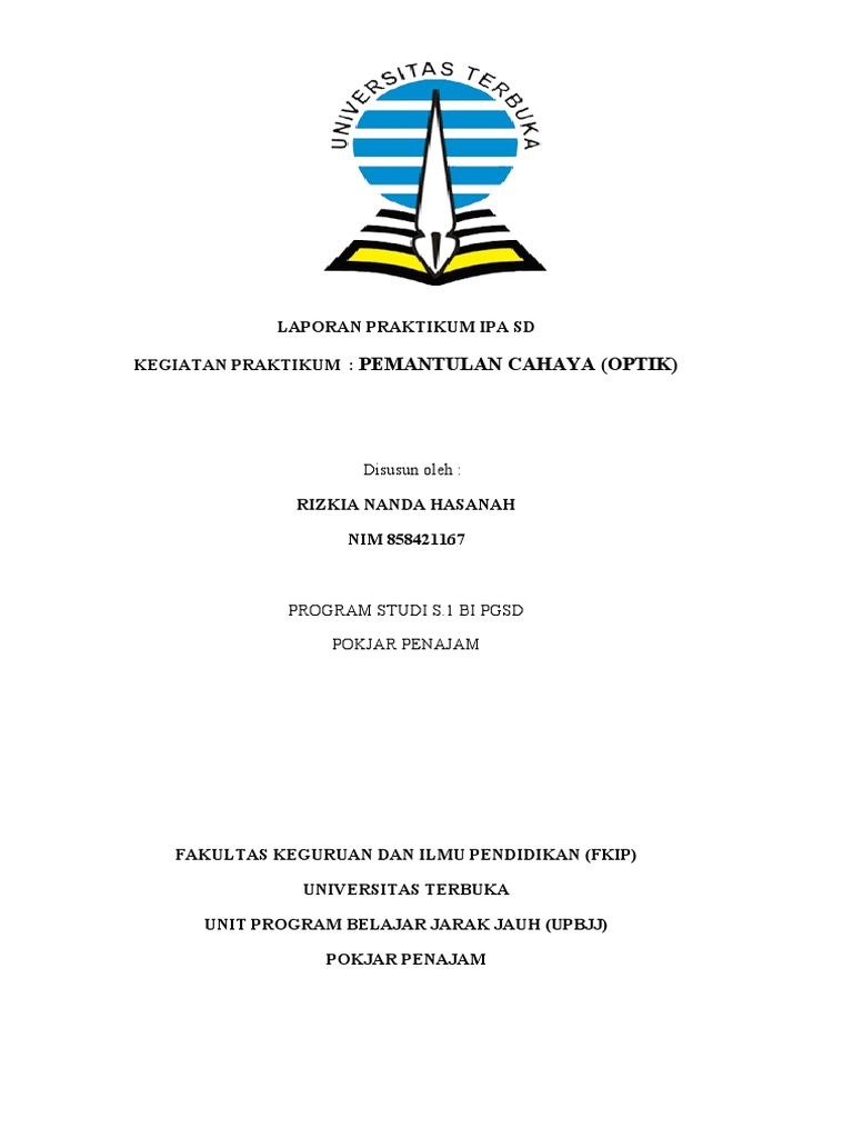 LKP Tuweb 6 Pemantulan Cahaya | PDF