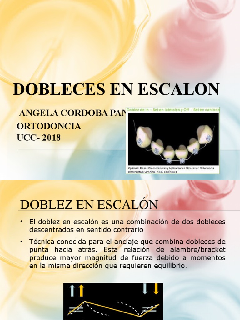 Dobleces en Escalon Angela C | PDF | Ortodoncia | Boca