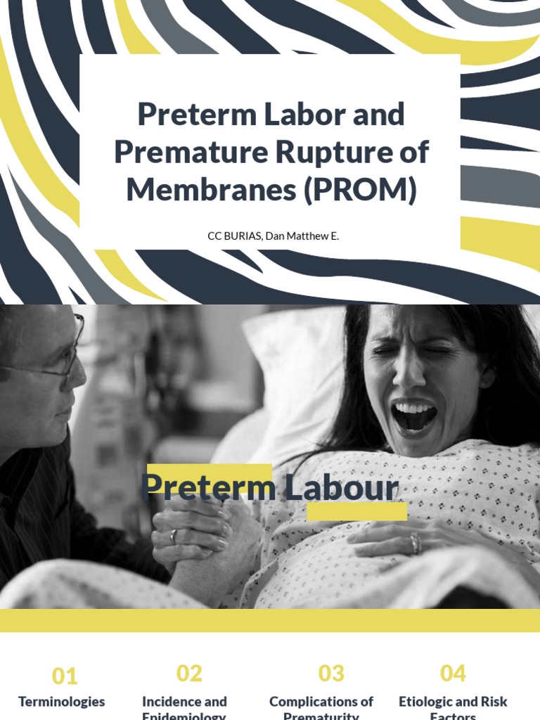 Preterm Labor and PROM | PDF | Preterm Birth | Childbirth