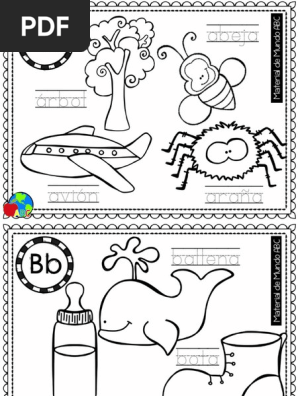 Hoja De Trabajo Del Alfabeto Espanol