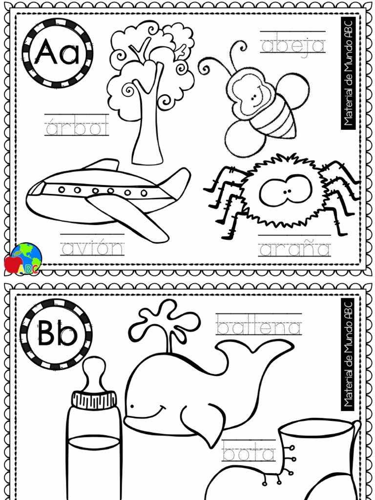 Hojas De Trabajo Para Aprender El Abecedario Hojas De Trabajo Para