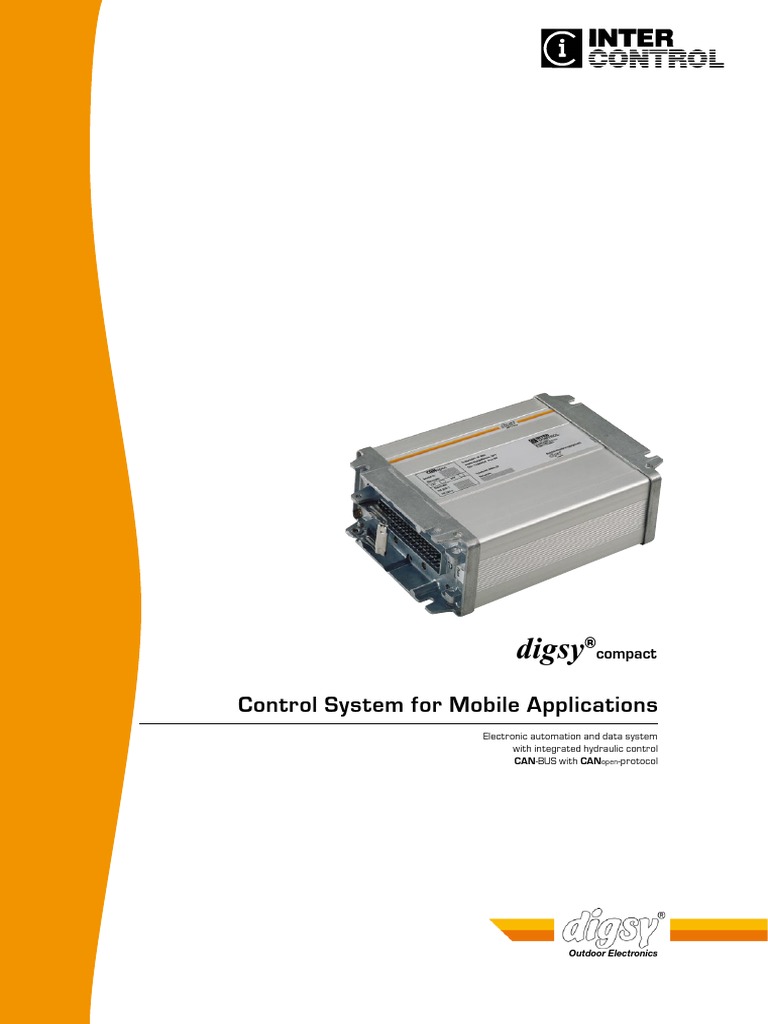 Digsy Compact Control System For Mobile Applications | PDF | Automation ...