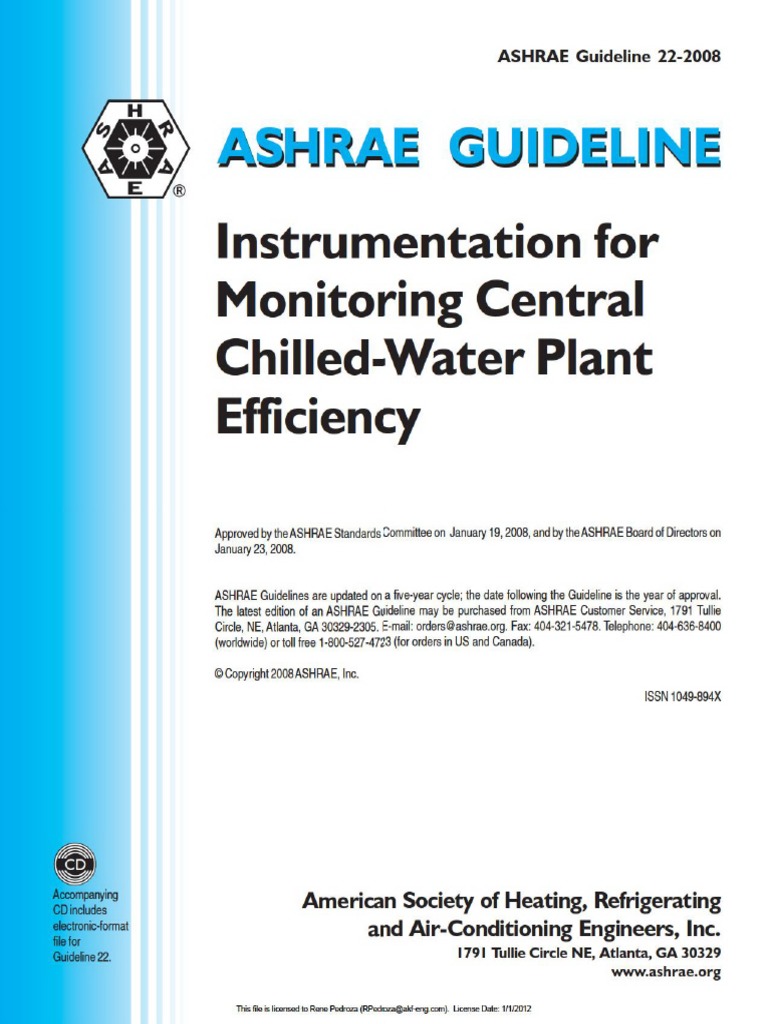 ASHRAE Guideline 22-2008 | PDF