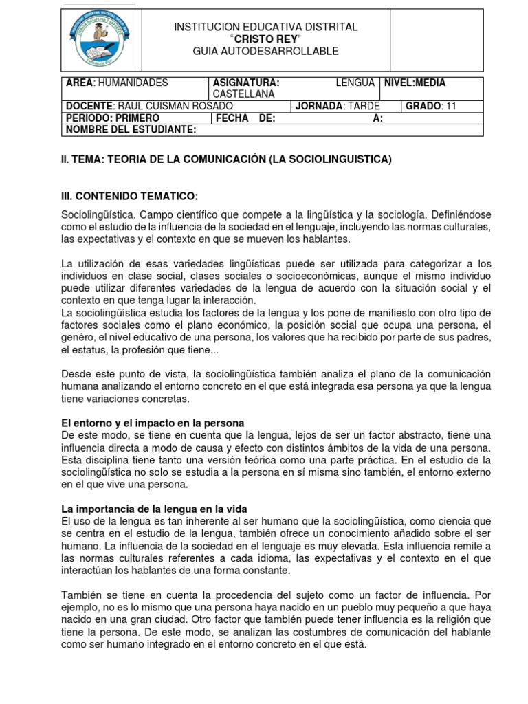 Dialectos Costeños y Andinos en Colombia | PDF | Sociolingüística ...