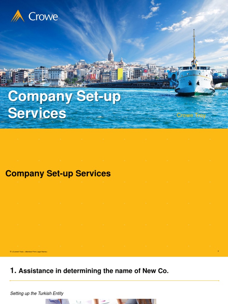 Company Set-Up Services: Crowe Troy | PDF | Certified Public Accountant ...