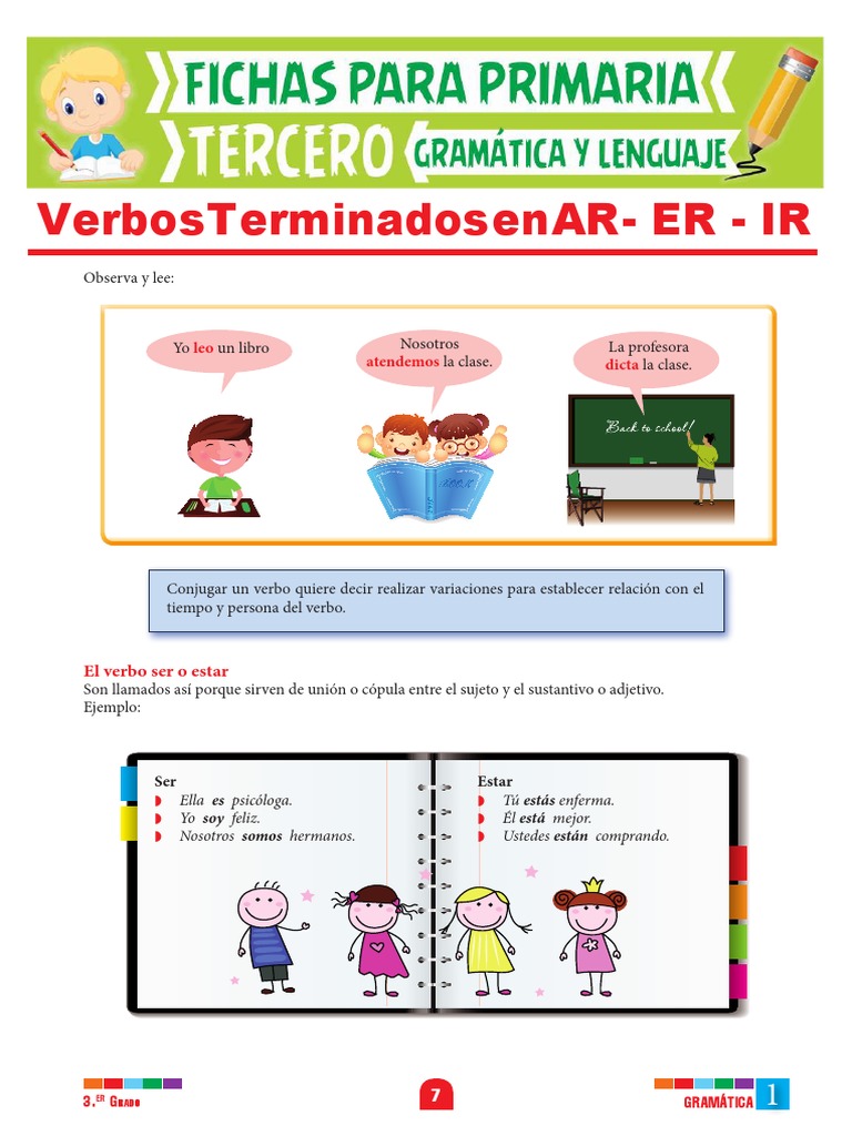 Verbos Terminados en AR ER IR | PDF | Verbo | Semántica