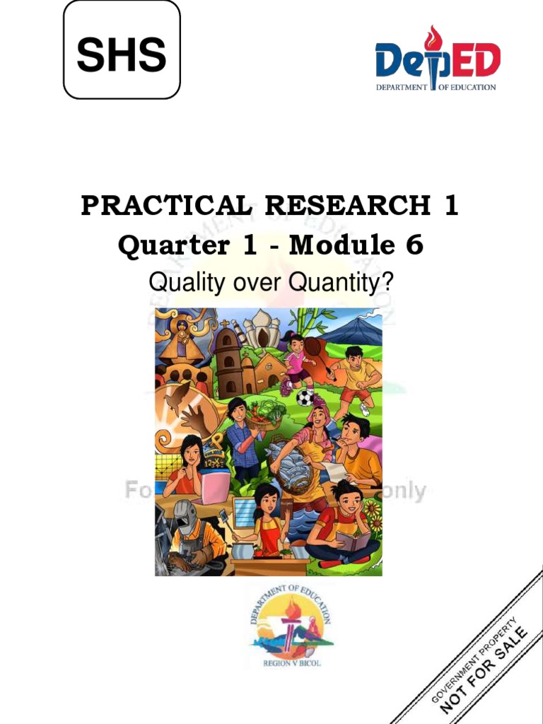 Applied - Practical Research1 - Q1 - M6-Describing-Characteristics ...