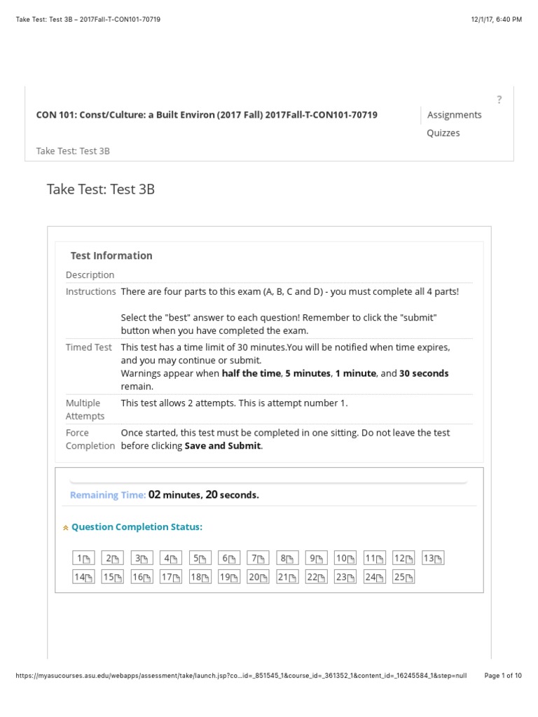 Take Test: Test 3B: Assignments Quizzes | PDF | Pyramid | Ancient Egypt