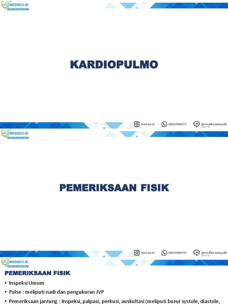 Kardio Pulmo | PDF