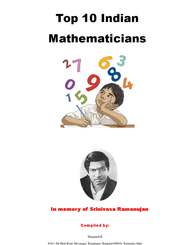 Top 10 Indian Mathematicians | PDF | Mathematics | Numbers