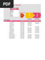 Excel Sprint Project Tracker Template | PDF | Microsoft Excel | Computing