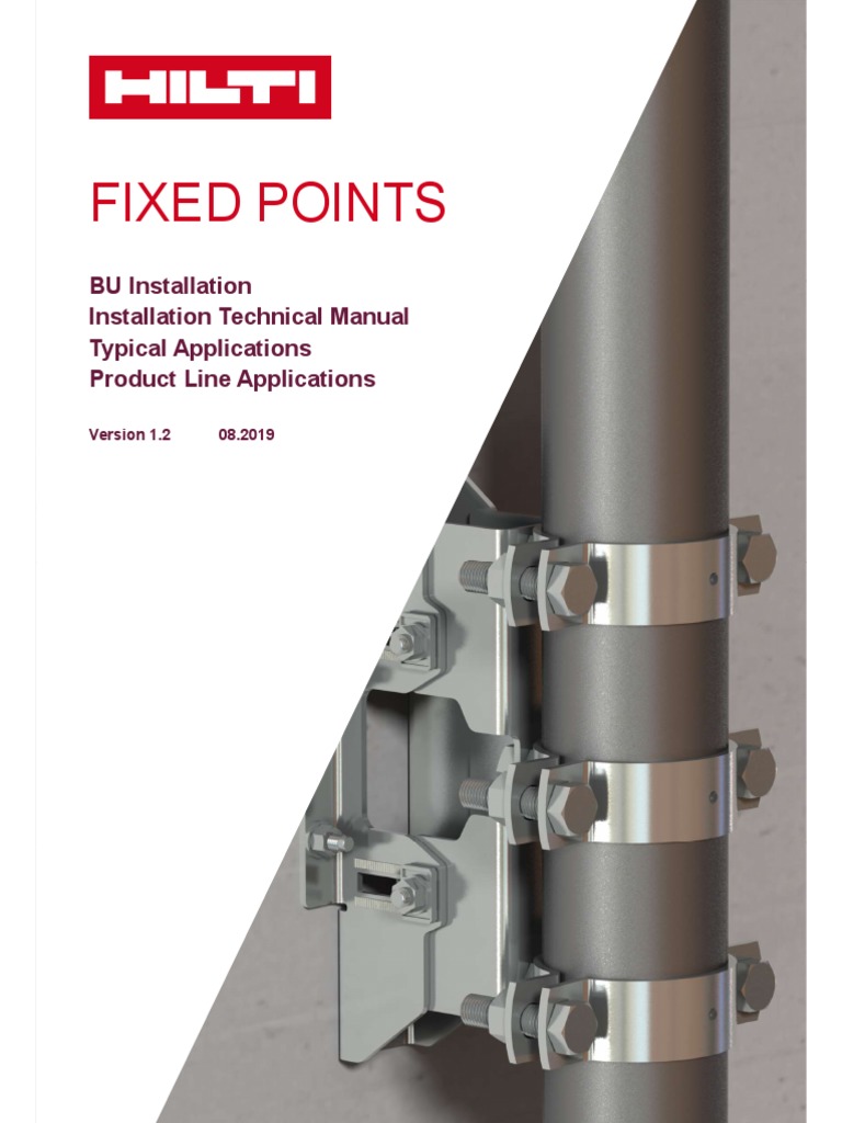 Fixed Points: BU Installation Installation Technical Manual Typical ...