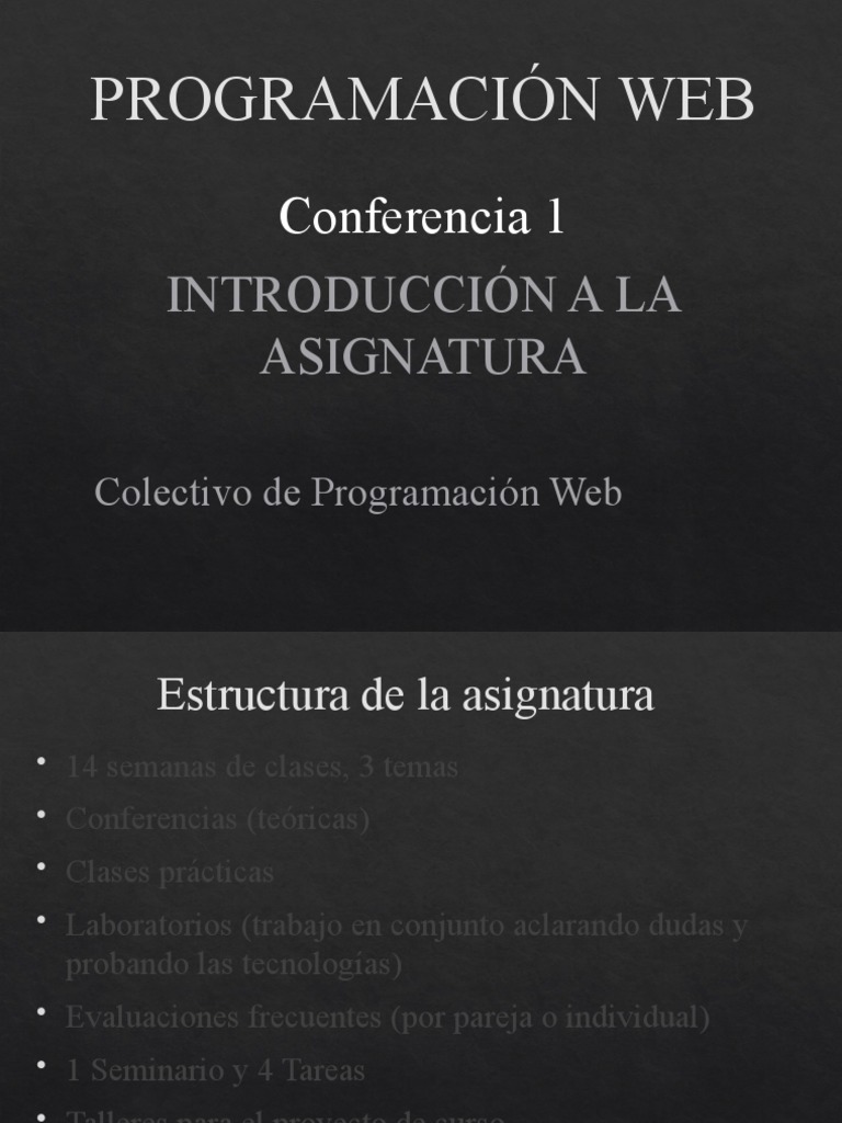 Programación Web | PDF | Servidor web | Internet y web