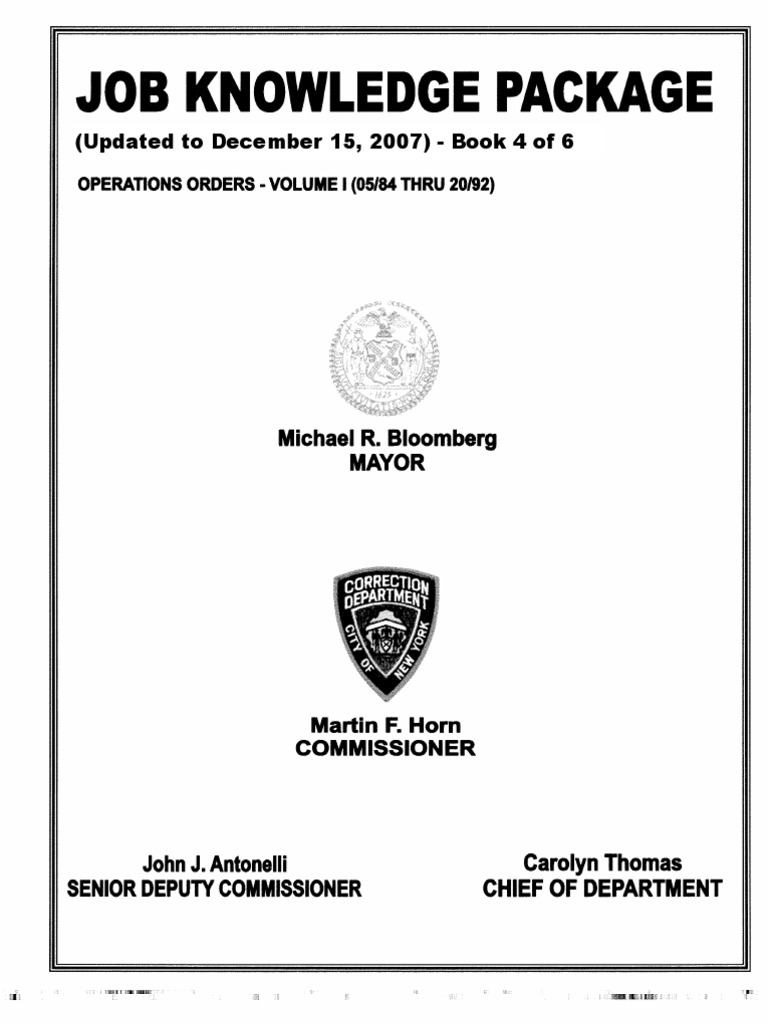 Volume 4 - Operation Orders | PDF