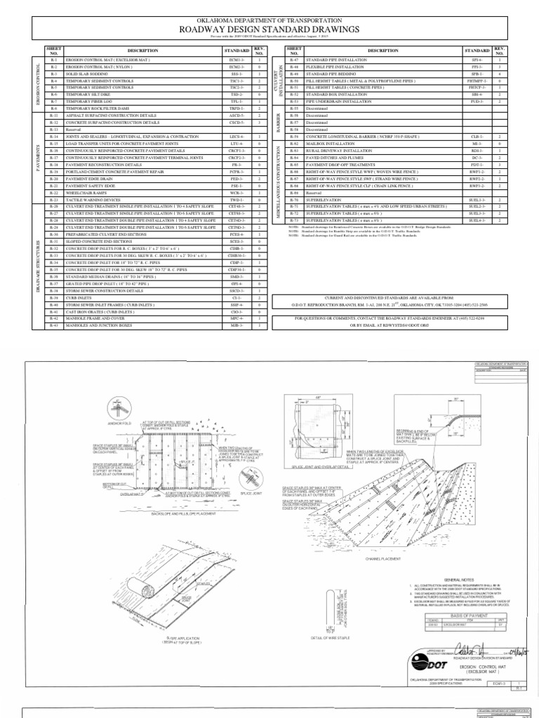 Odot Roadway | PDF | Road Surface | Storm Drain
