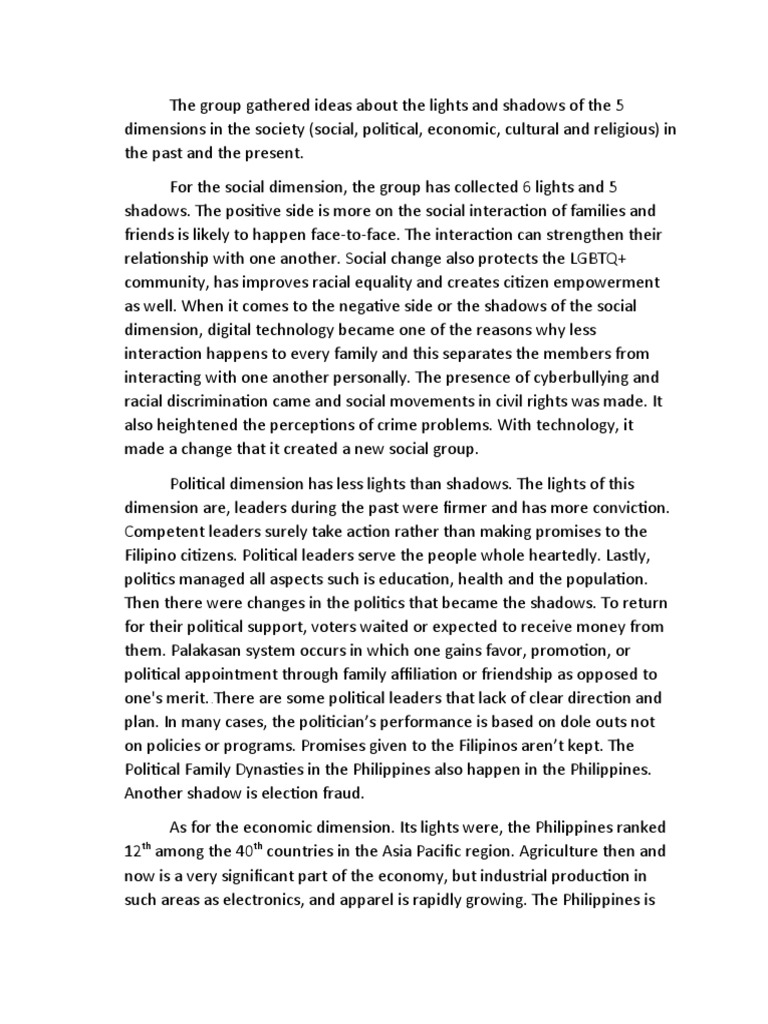 Summarization UCSP | PDF | Philippines | Human Nature