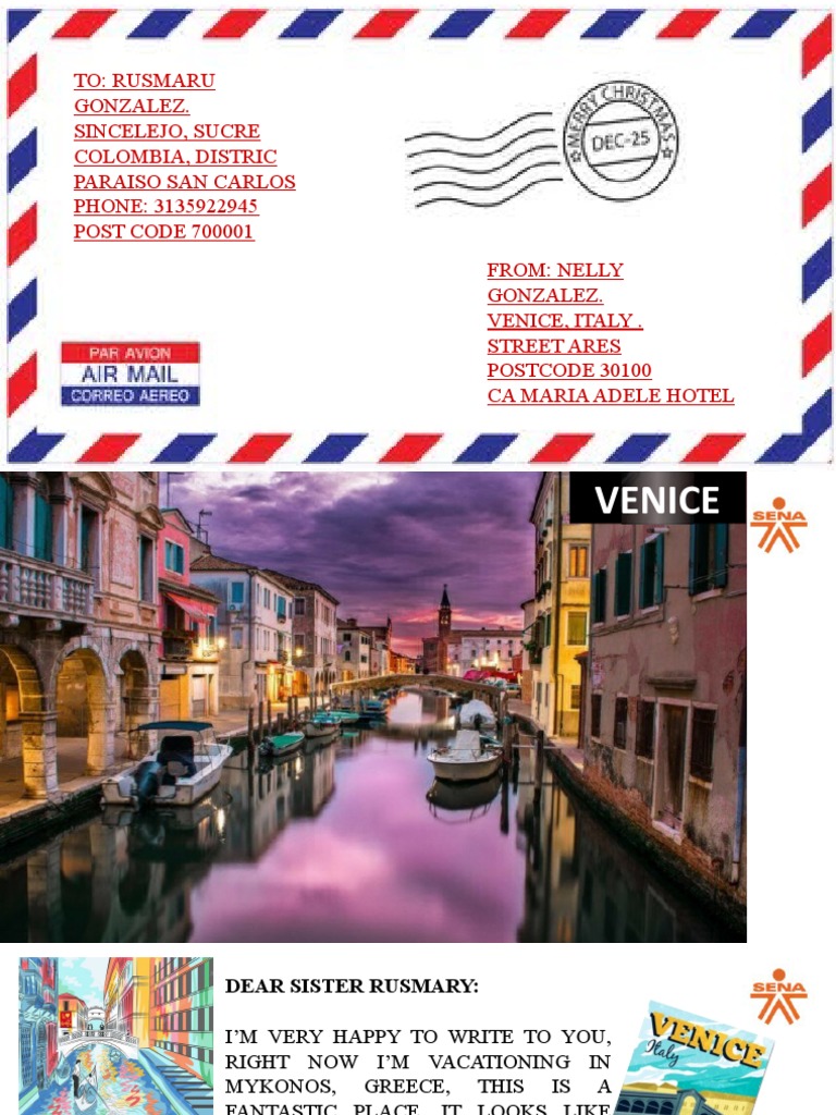 Postcard Example | PDF