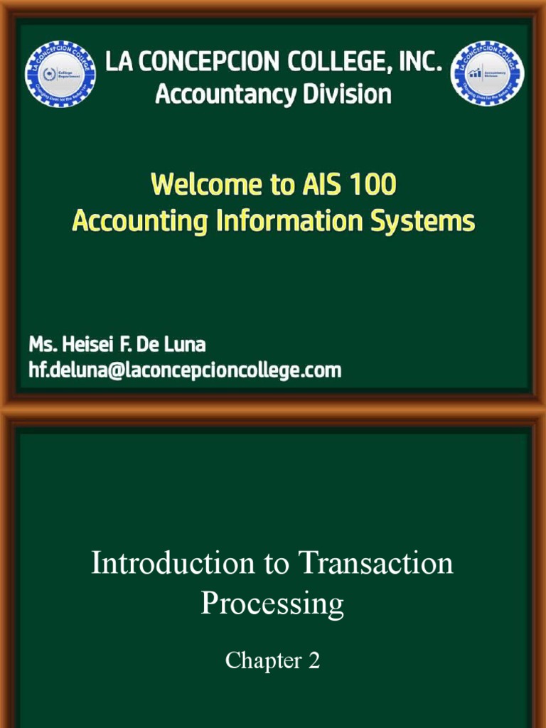 Chapter 2 Introduction To Transaction Processing Pdf