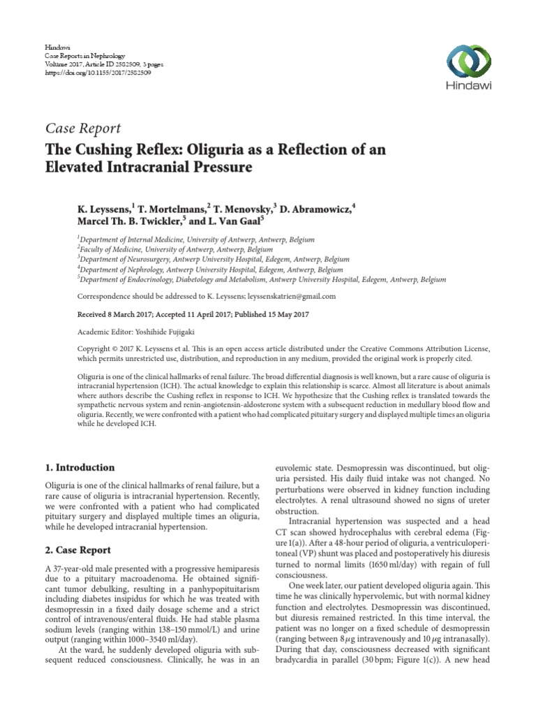 Cushing Reflex | PDF | Kidney | Animal Anatomy