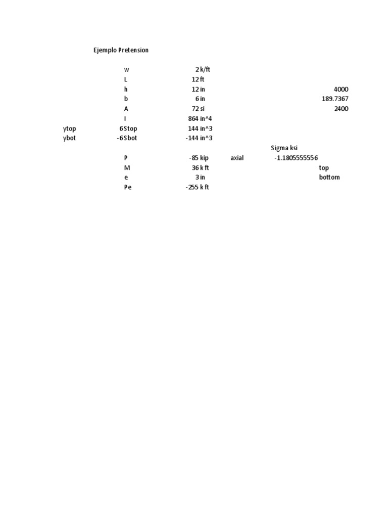 Ejemplo Pretensado Pdf