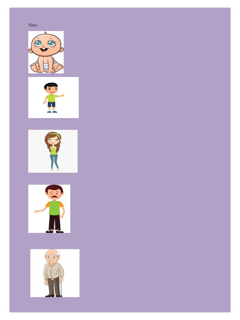 Human Life Cycle Poster Template | PDF