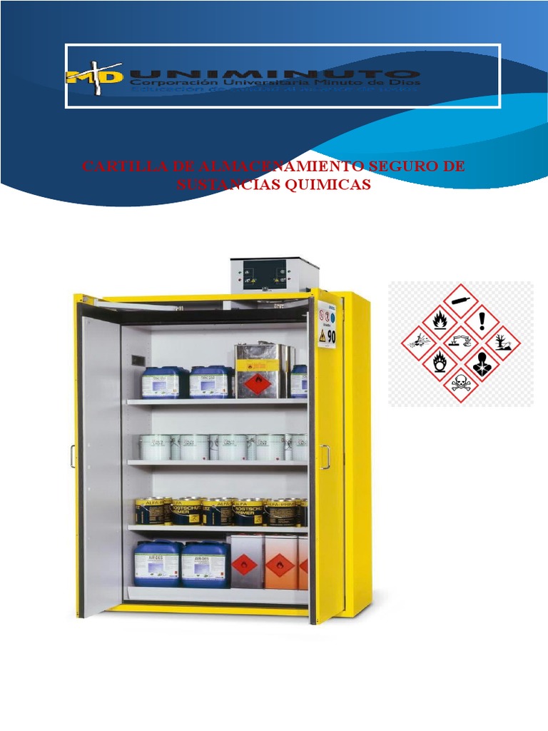 Cartilla de Almacenamiento Seguro de Sustancias Quimicas | PDF | Toxicidad | Seguridad