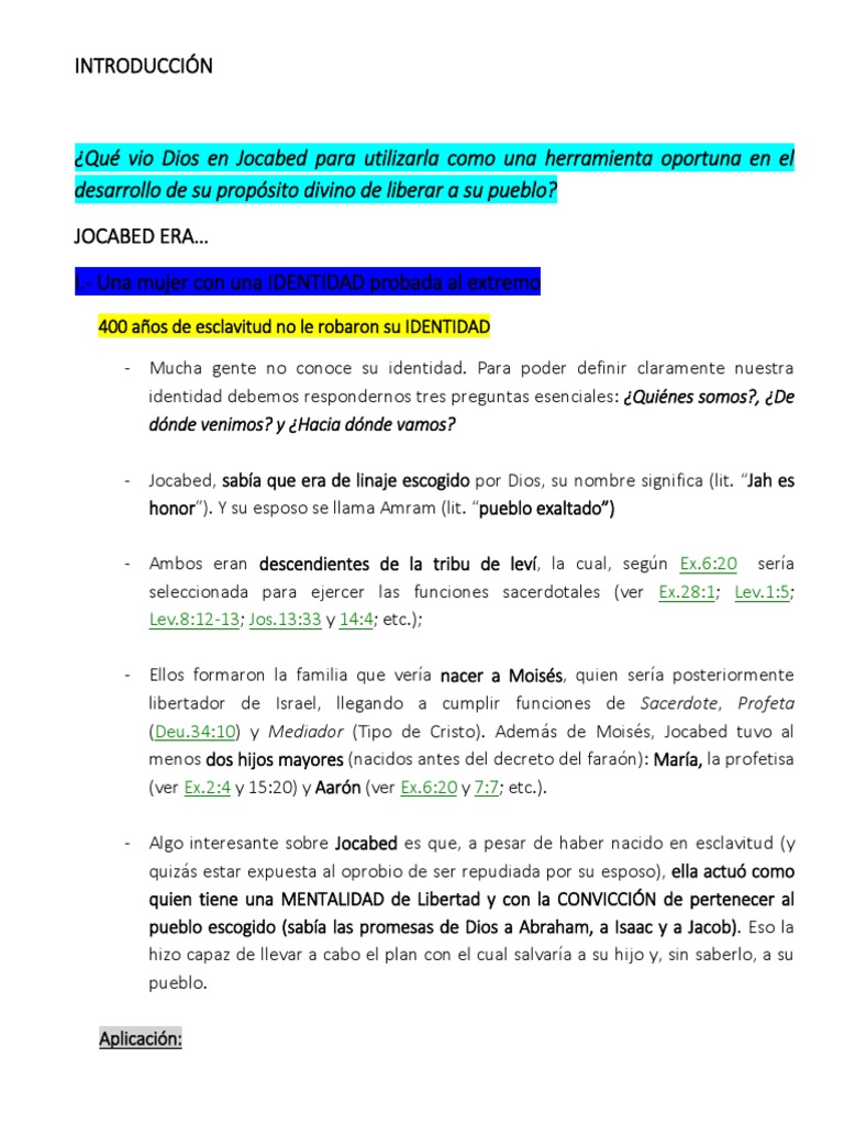 Identidad, Propósito e Influencia Unidos Por Un Hilo de Fe | PDF ...