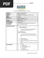 Female Reproductive System Lesson Plan | PDF | Menstrual Cycle | Ovary