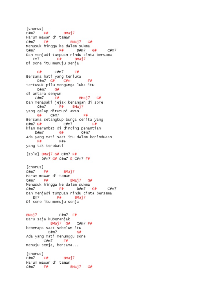 Payung Teduh - Menuju Senja | PDF