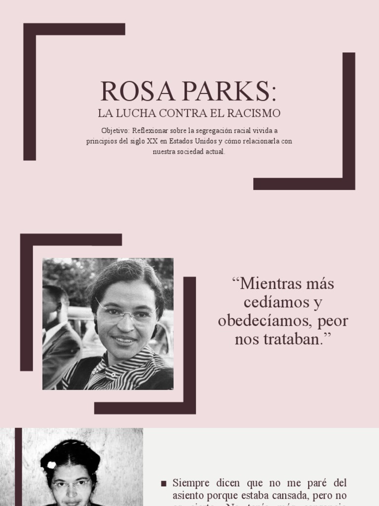 Rosa Parks | PDF | Rosa Parks