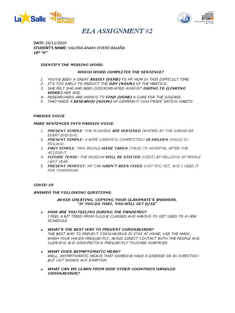 Ela Assignment - 2 | PDF