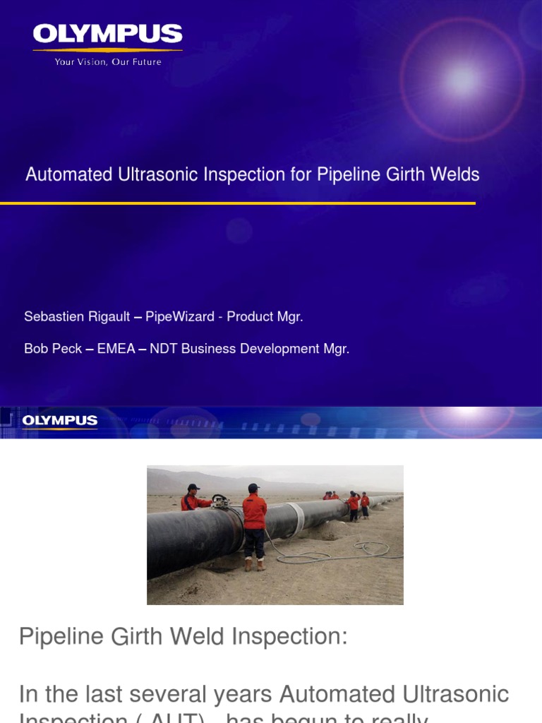 Automated Ultrasonic Inspection For Pipeline Girth Welds Pdf Image Scanner Nondestructive