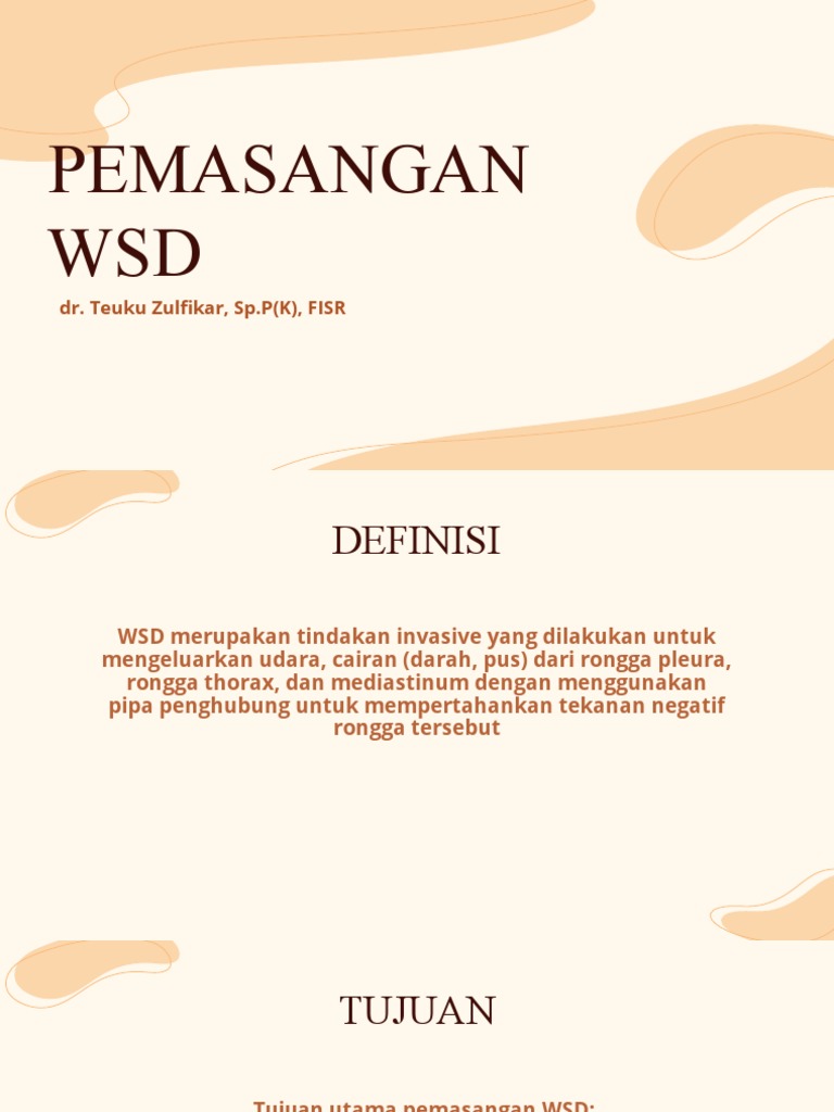 4 Pemasangan WSD | PDF