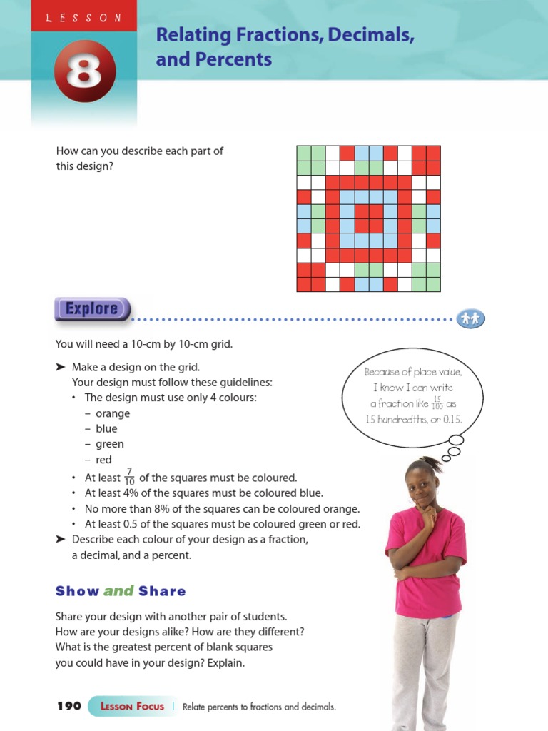 Percent Grade 6 | PDF | Decimal | Elementary Mathematics